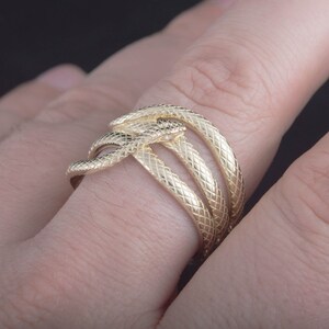 18k Gold Snake Ring Solid Gold Snake Jewelry Gold Animal - Etsy