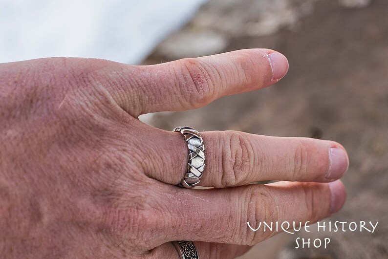 Ornament Ring Handmade Sterling Silver Unique Jewelry - Etsy