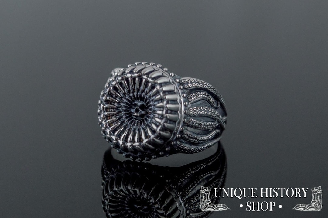 Octopus Sailor Kraken Ring, Pirate Jewelry, Sailor Jewelry, Silver ...