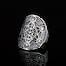Metatron Cube Ring Silver Metatron Cube Sacred Geometry - Etsy