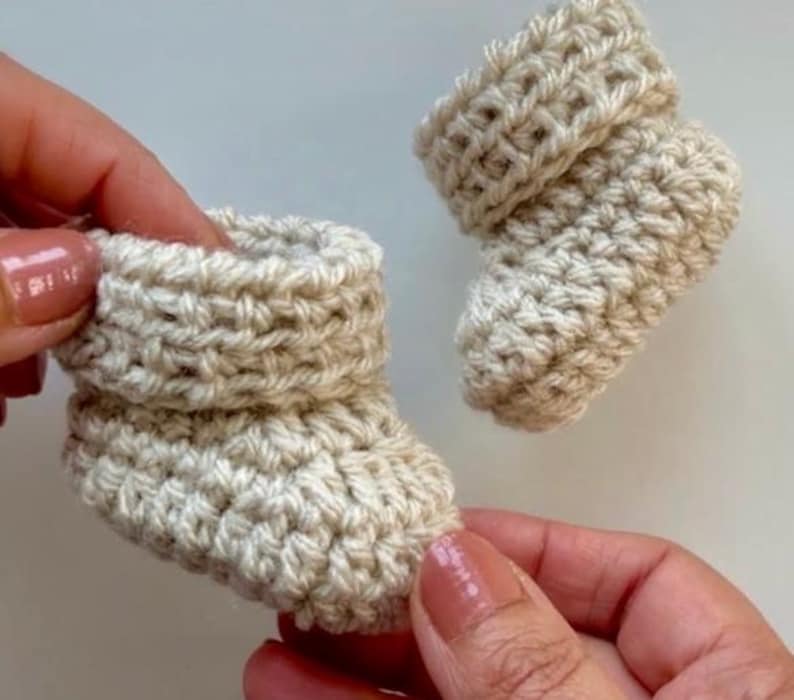 Crochet Baby Booties Pattern - 2-inch Preemie & Doll Shoes (PDF ...