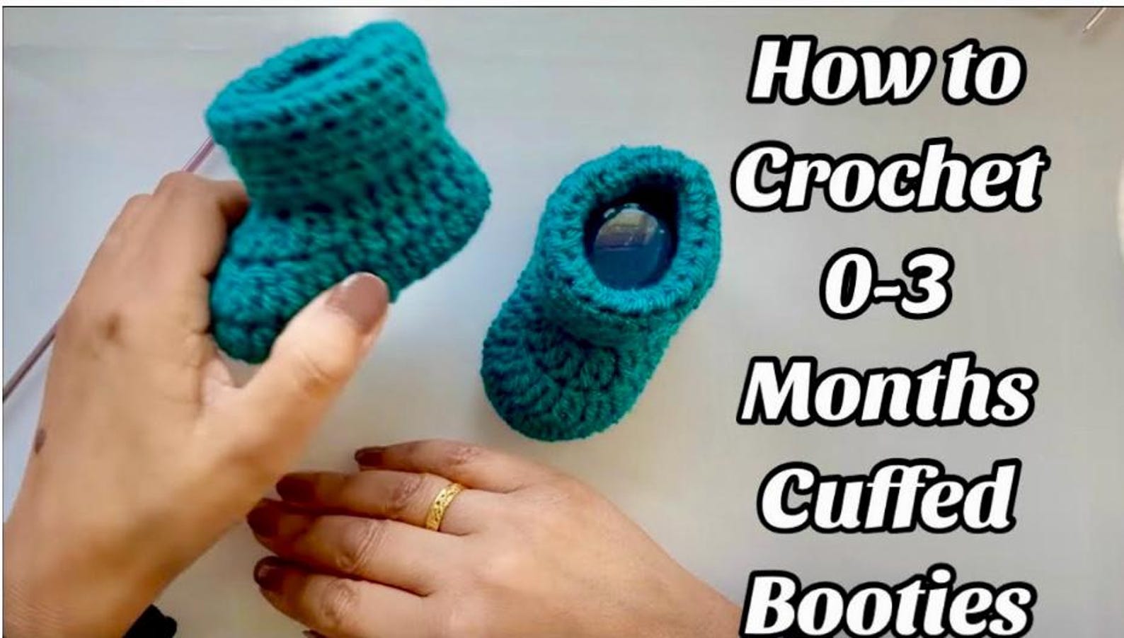 Crochet Pattern PDF Digital Download Baby Booties - 0-3 Months + Video ...