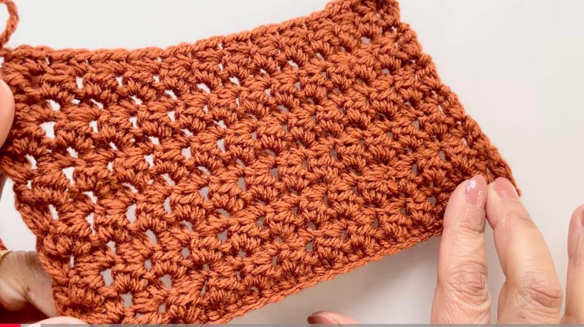 Crochet Pattern PDF Download - Easy 1 Row Repeat Pattern / Beginner ...