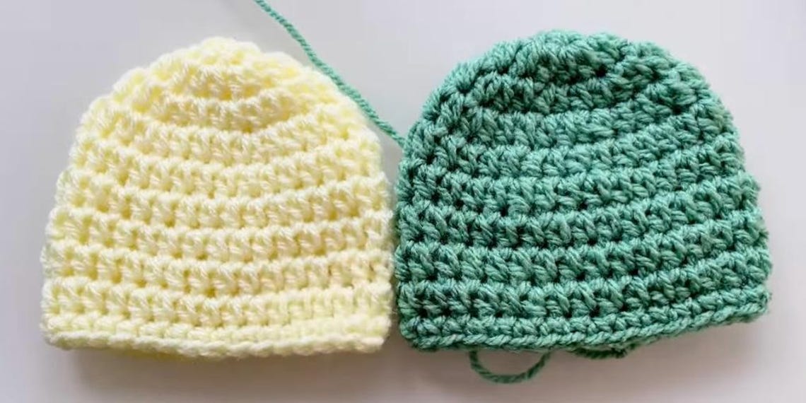 Crochet Preemie Baby Hat Pattern: 3-4 Lb, NICU Friendly (PDF Download ...