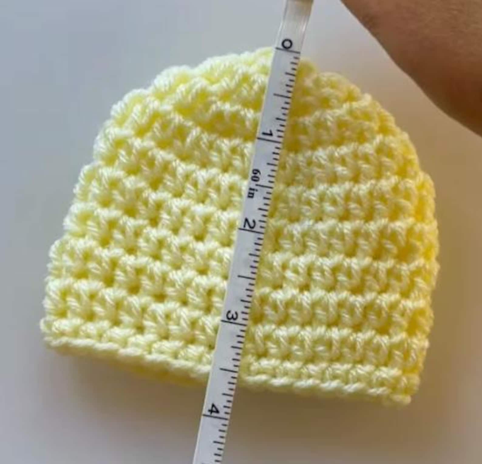 Crochet Preemie Baby Hat Pattern: 3-4 Lb, NICU Friendly (PDF Download ...