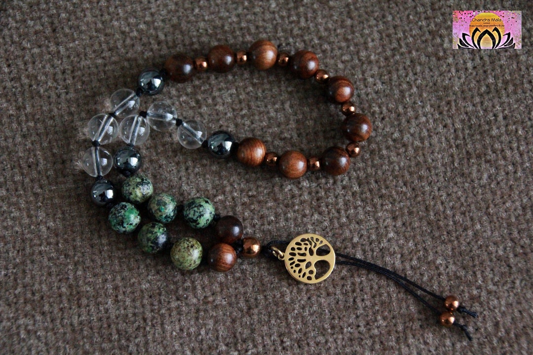 Pocket Mala | Tree of Life | 27 Beads | Buddhist Prayer Beads ...