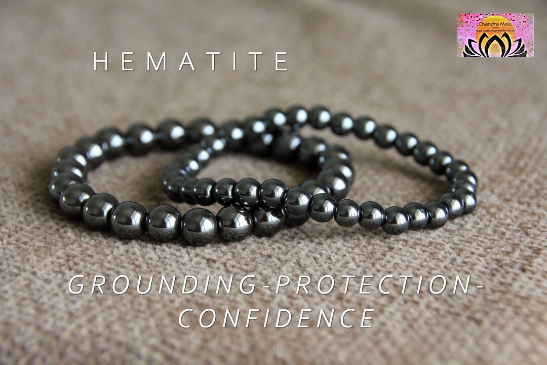 Hematite Bracelets Set | GROUNDING | PROTECTION | CONFIDENCE | Root ...