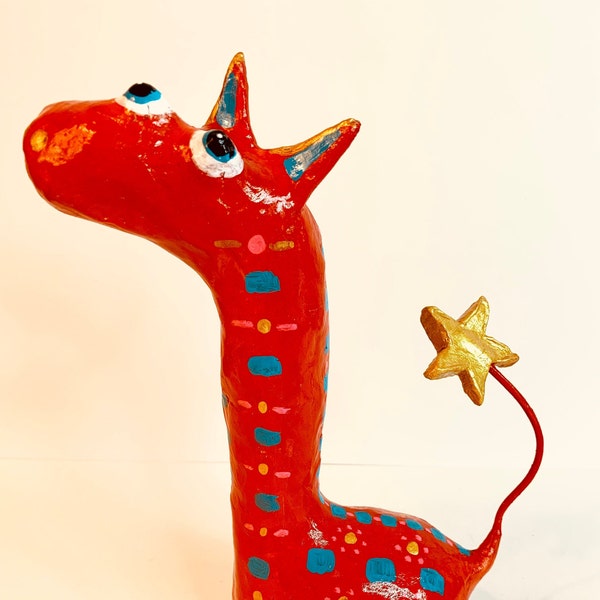 Orange Giraffe - Etsy