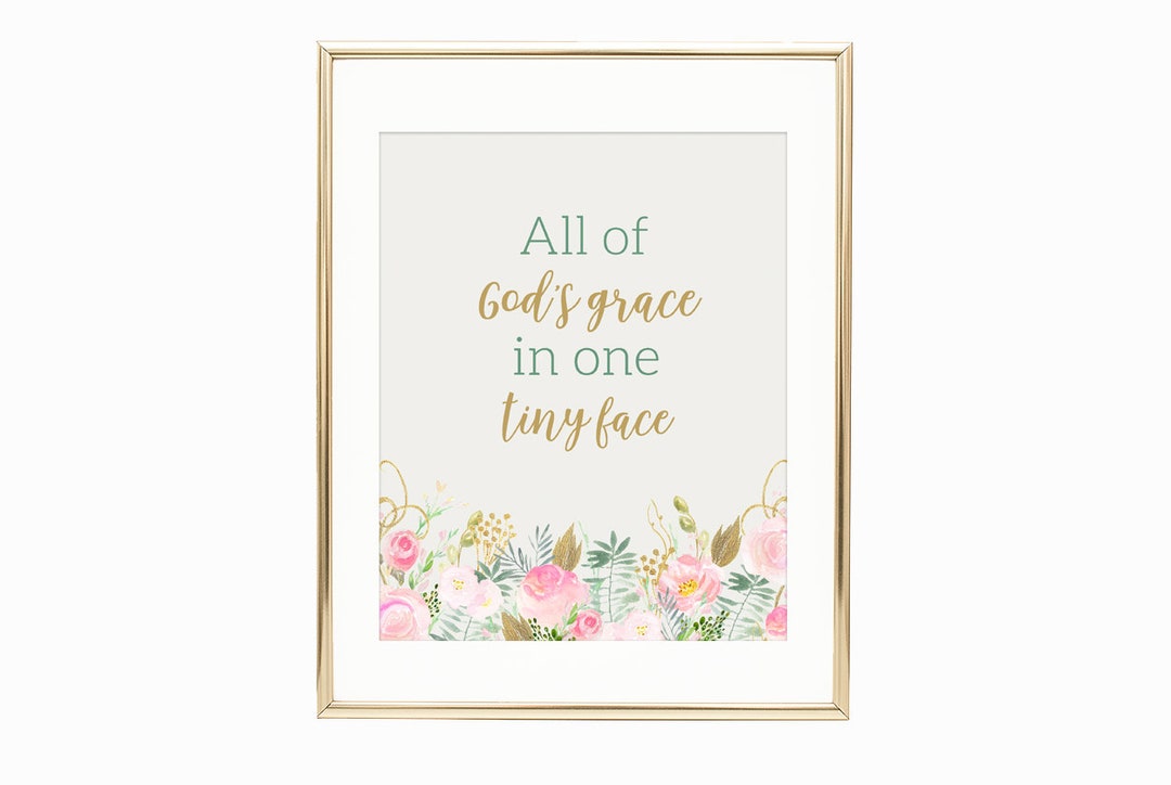 All of God's Grace - 8x10 | Printable Wall Art | Instant Download ...