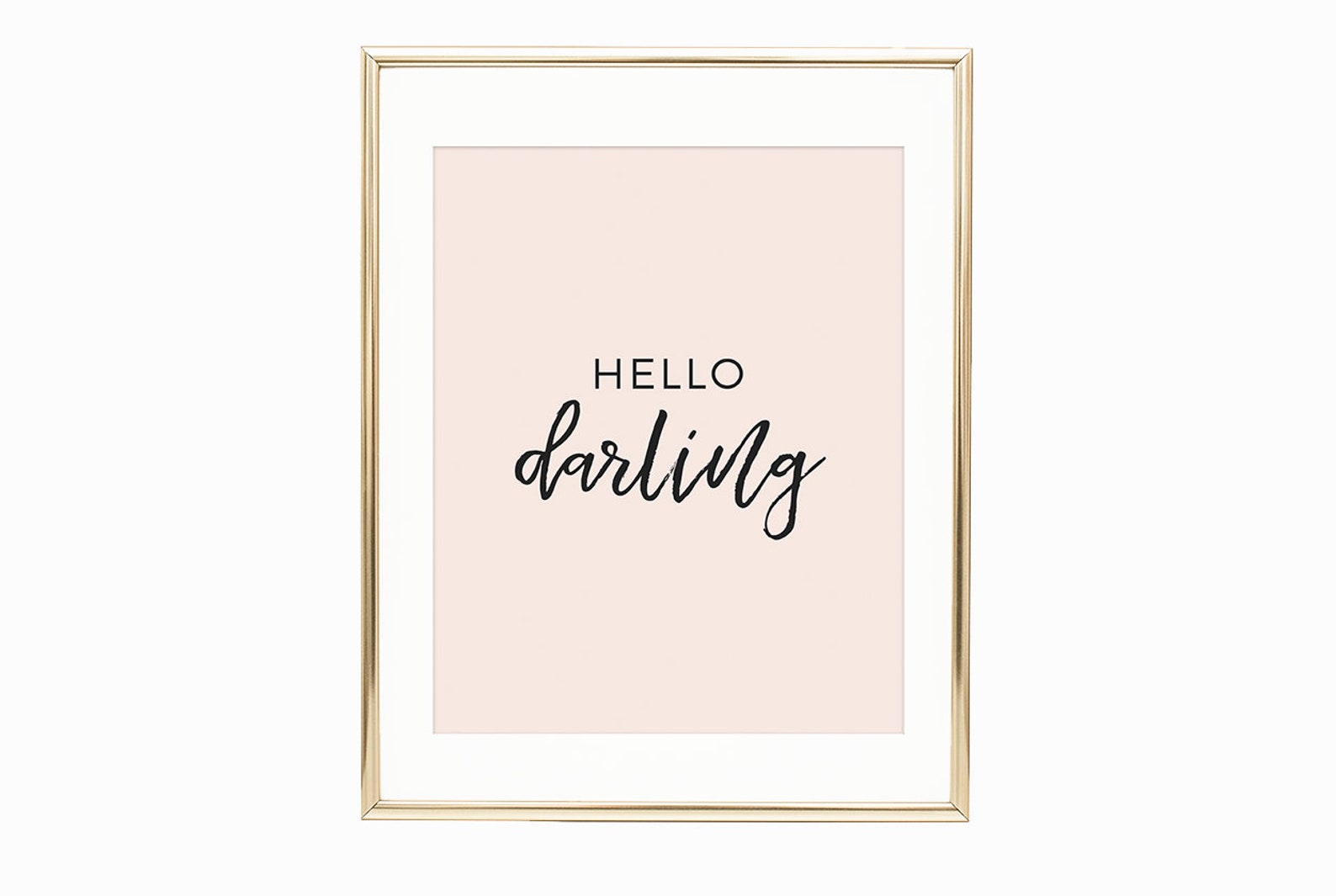 Hello Darling - 8x10 | Printable Wall Art | Instant Download ...