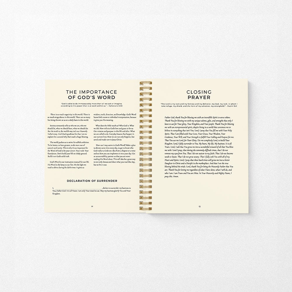 Godly Entrepreneurship Devotional | Christian Devotional | 8.5x11 ...