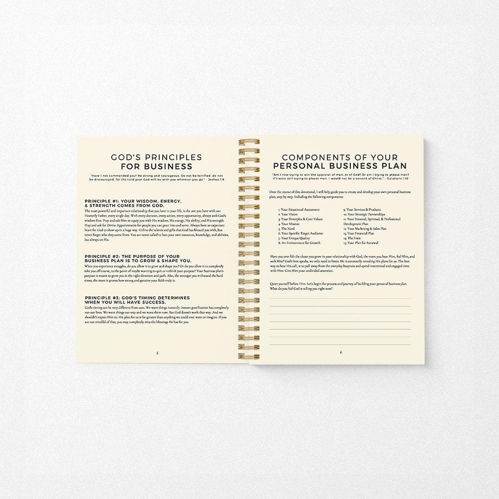 Godly Entrepreneurship Devotional | Christian Devotional | 8.5x11 ...