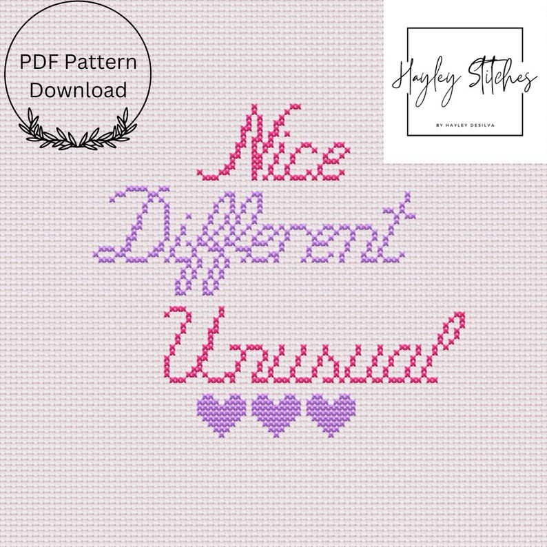 Nice, Different, Unusual PDF Pattern Download - Etsy