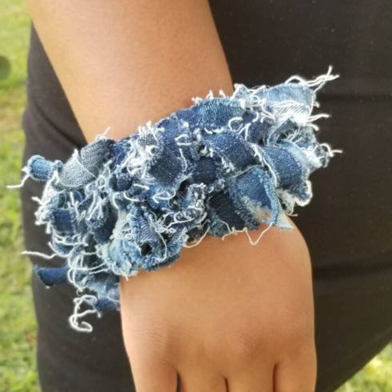 Denim Bracelet - Etsy