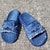Denim Jean Slides, Unisex Slides Size 2 - Etsy