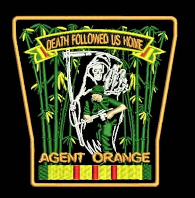 Agent Orange Death Followed Us Home Patch - Etsy