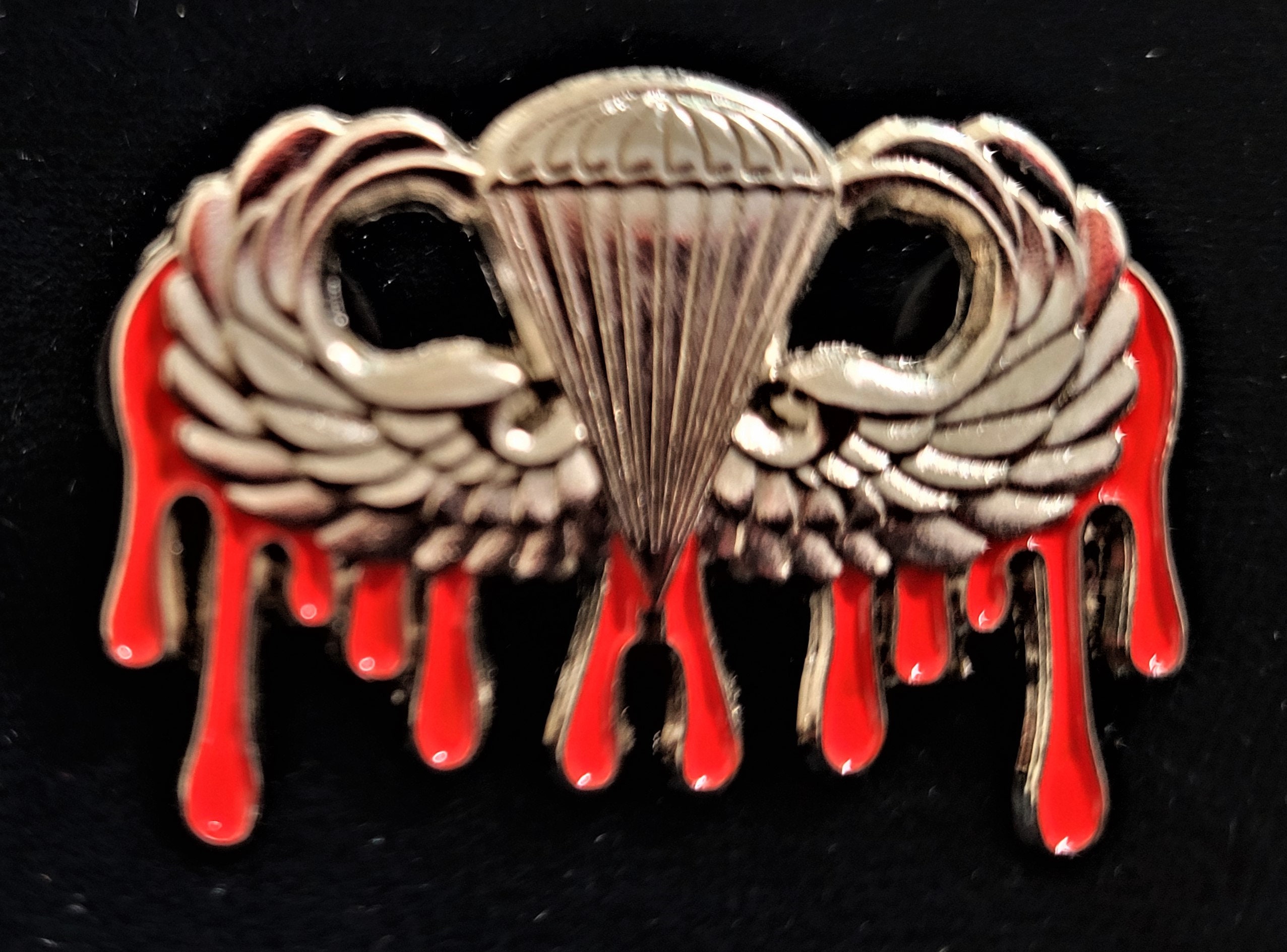 US Army Airborne Paratrooper Blood Wings Pin - Etsy