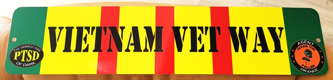 Vietnam Vet Way Street Sign - Etsy