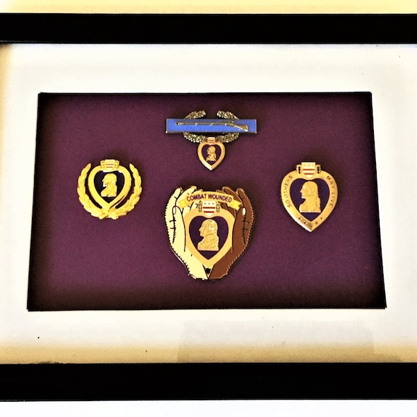 Purple Heart Display Case - Etsy