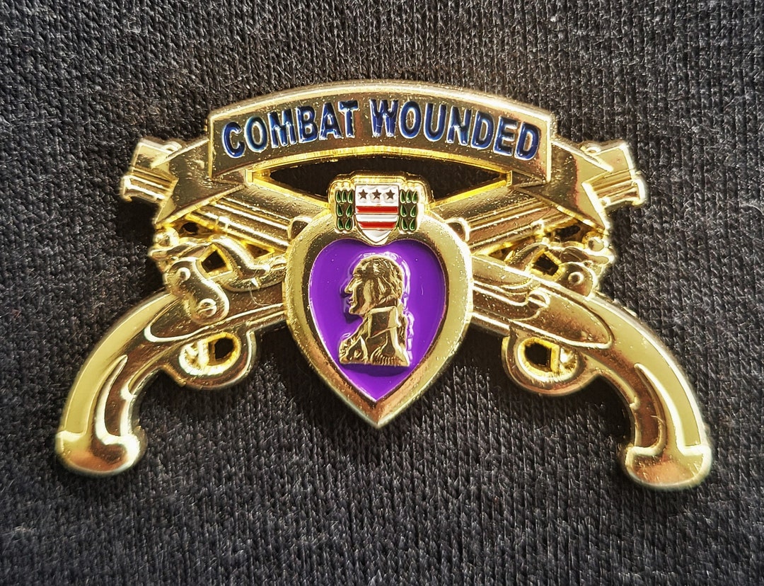 Combat Wounded Military Police Pin - Etsy