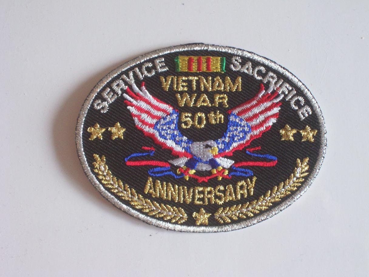 Vietnam War 50th Anniversary Patch - Etsy