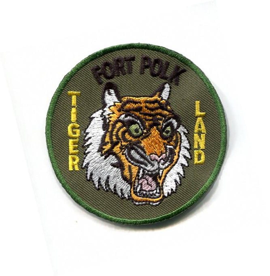 Fort Polk Tigerland 4" Diameter Patch - Etsy