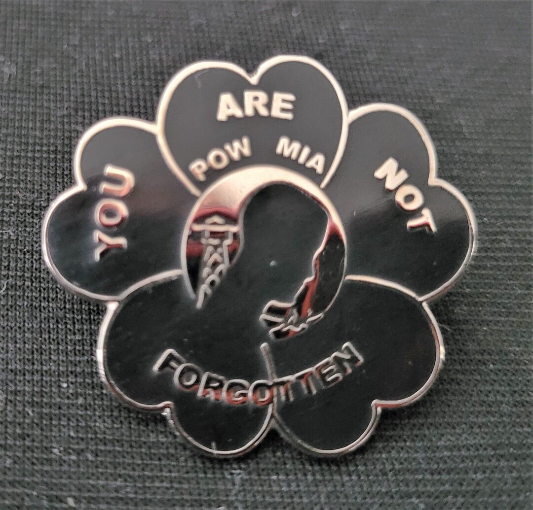 POW MIA Poppy Pin - Etsy