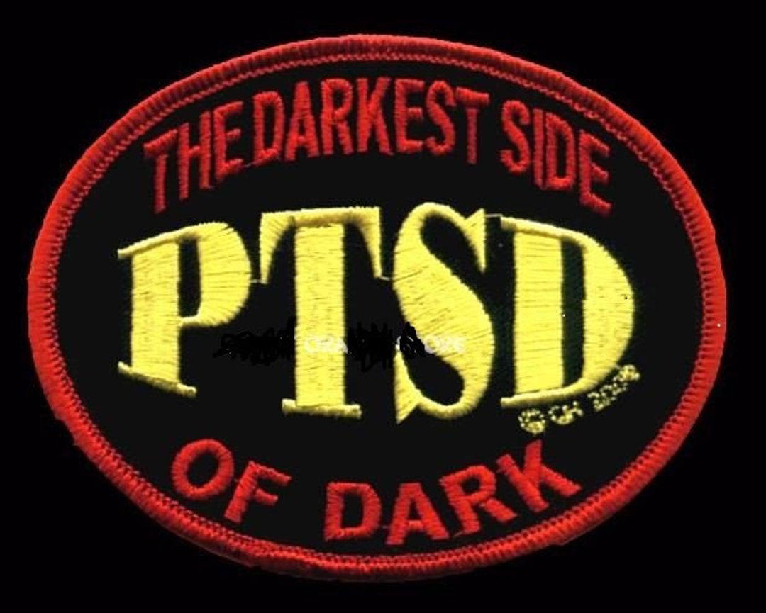 PTSD the Darkest Side of Dark Patch - Etsy