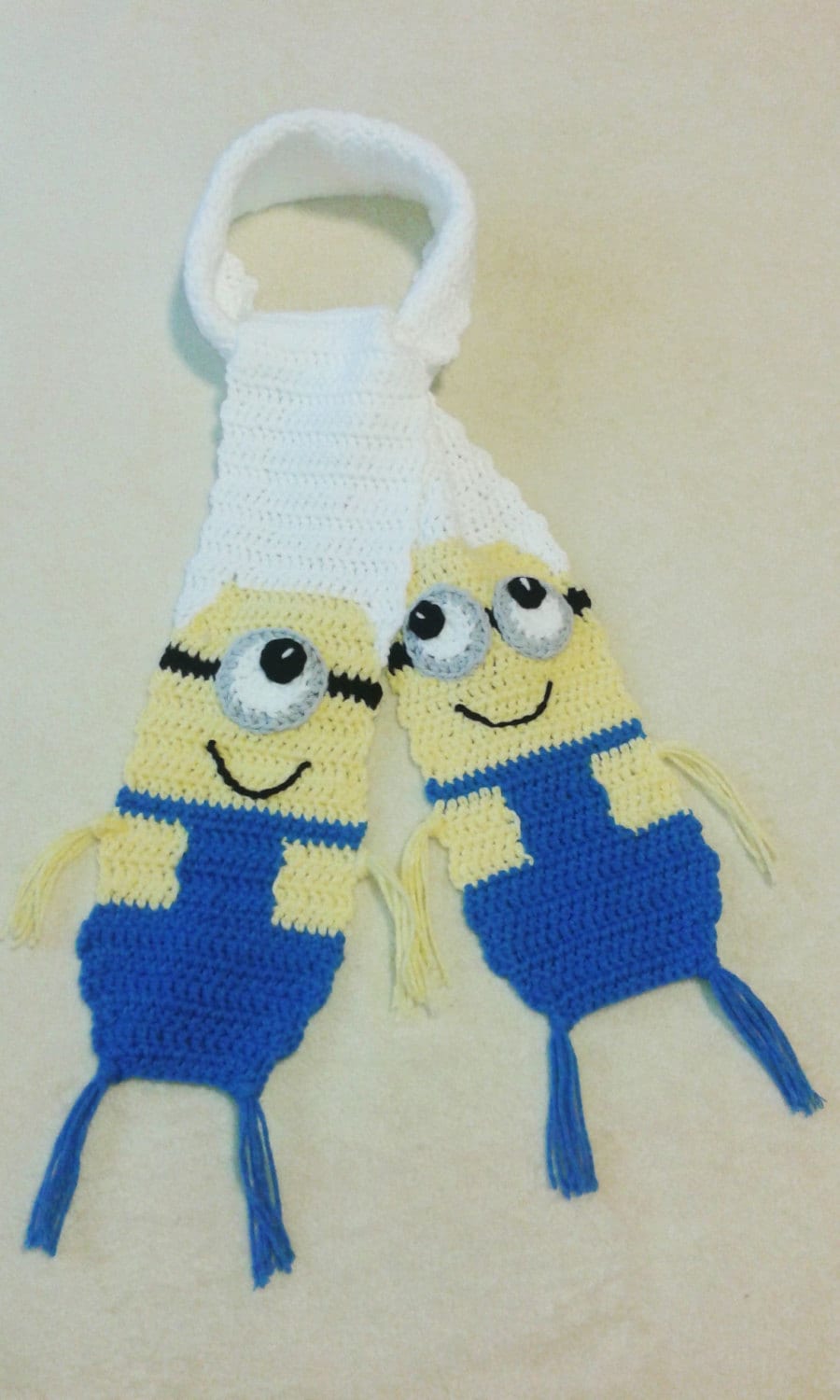 Minion Scarf PATTERN /funny Crochet Scarf Inspired by Minions / DIY ...
