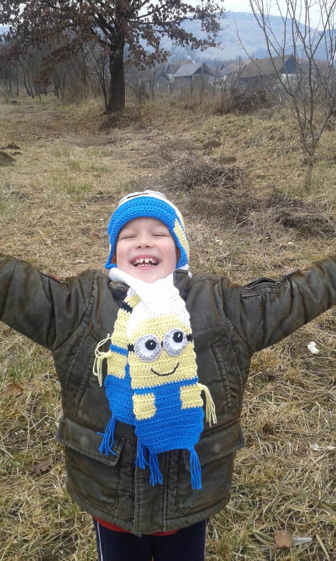 Minion Scarf PATTERN /funny Crochet Scarf Inspired by Minions / DIY ...