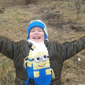 Minion Scarf PATTERN /funny Crochet Scarf Inspired by Minions / DIY ...