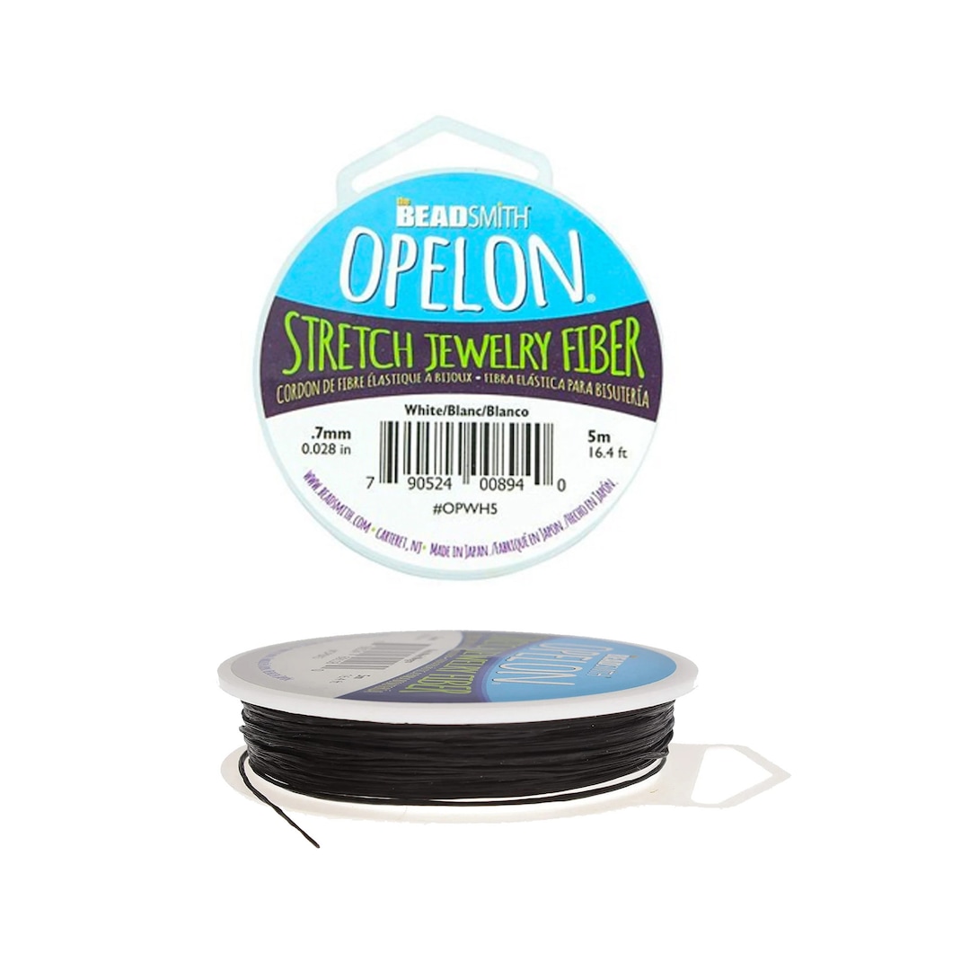 Opelon Cord, Beadsmith Stretch Jewelry Fiber, Choose From Black or ...