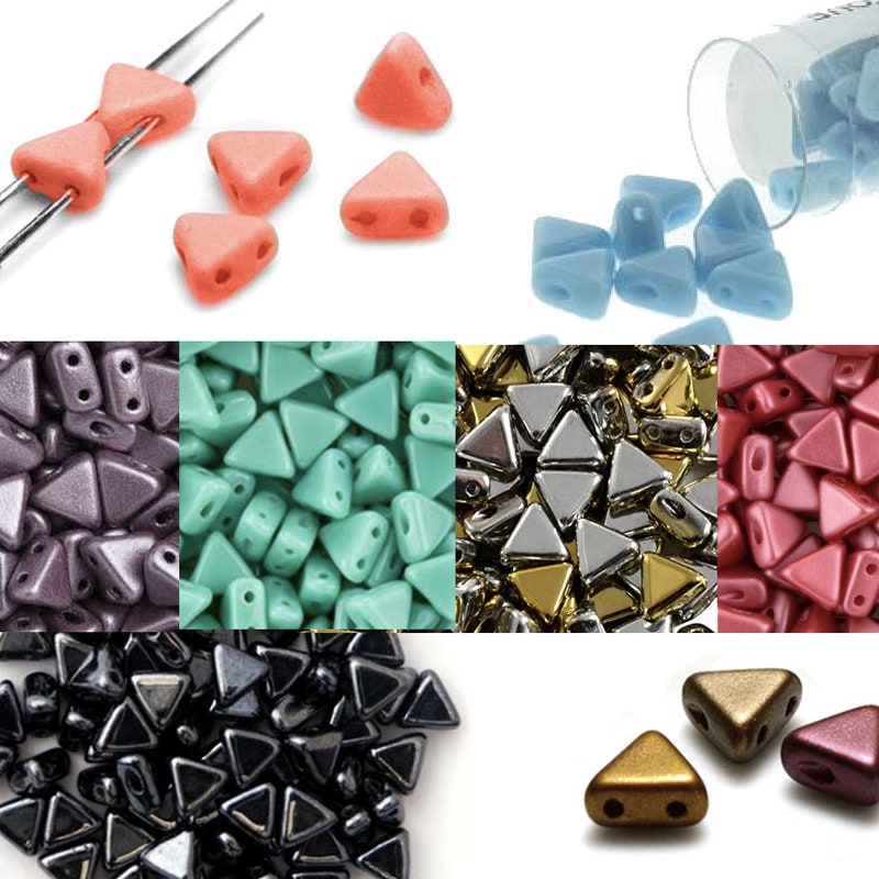 Triangular Beads - Etsy