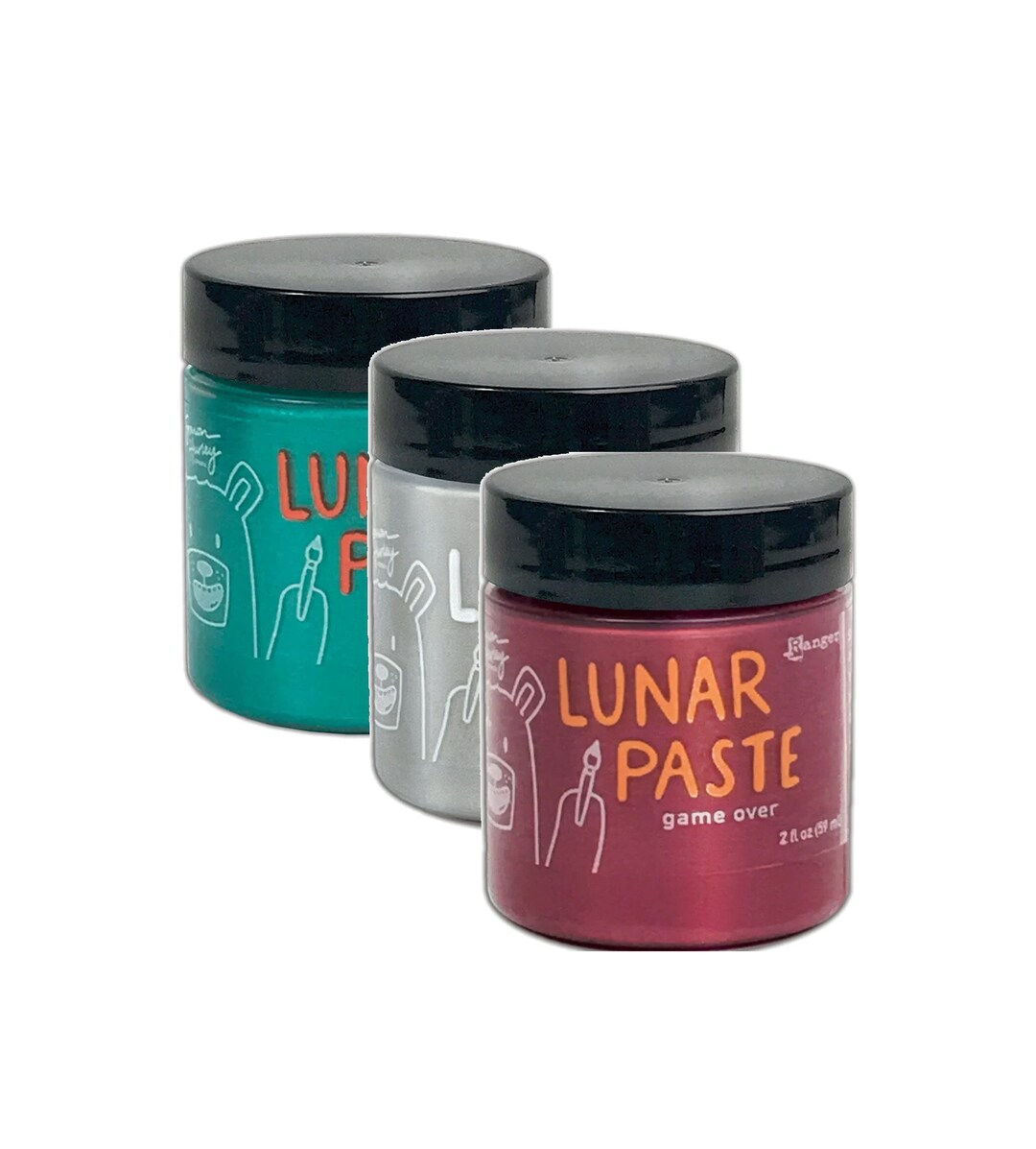 Lunar Paste - Ranger / Simon Hurley Create. - 2oz Jar, Choose Color/s ...