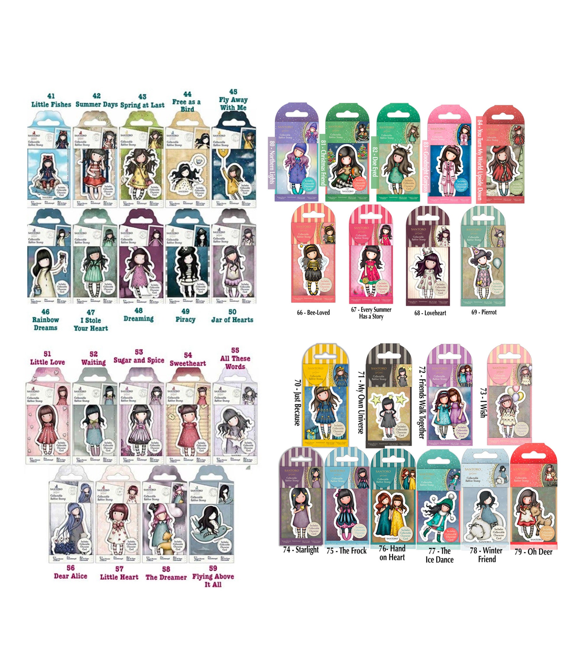 Mini Stamps Dolls - Etsy