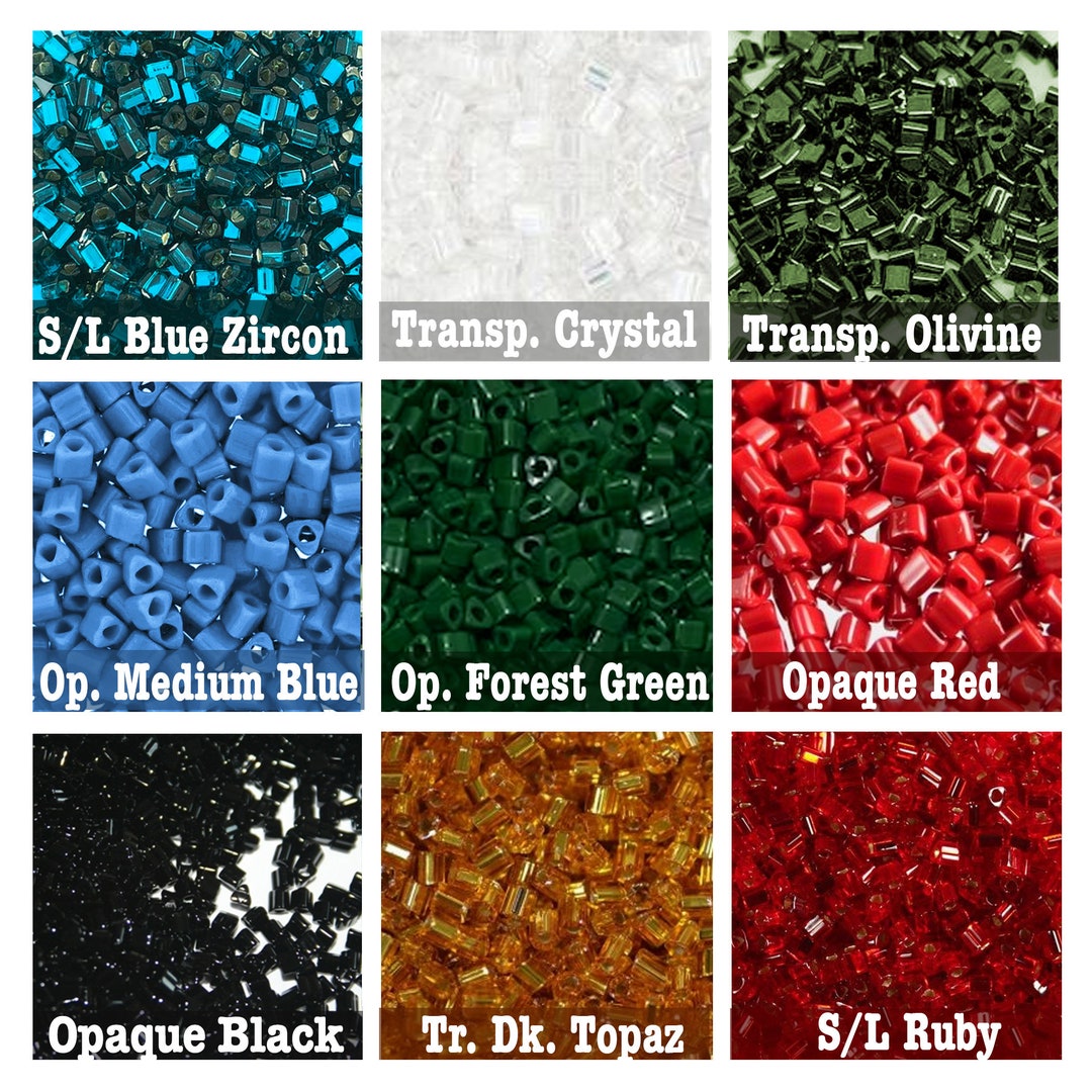 TOHO 11/0 Tri Beads, 10g - Tiny Triangle Seed Beads - (approx. 1000 ...