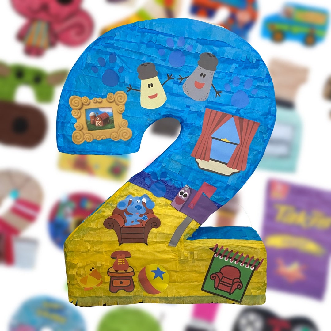 Blues Clues and Friends Inspired Any Number Custom Pinata New Size ...