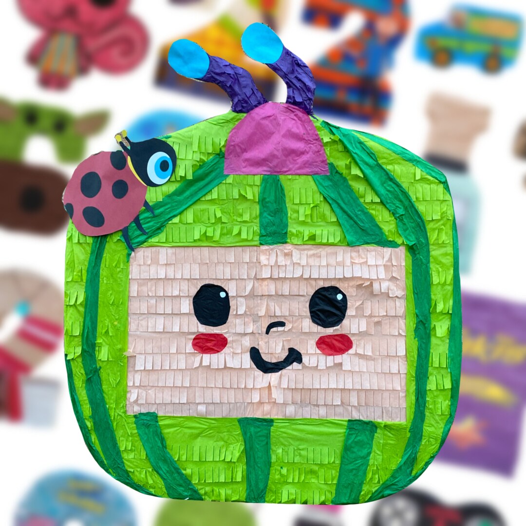Kids Birthday Custom Character Head Pinata (20 in L X 17 in W X 3.75 ...