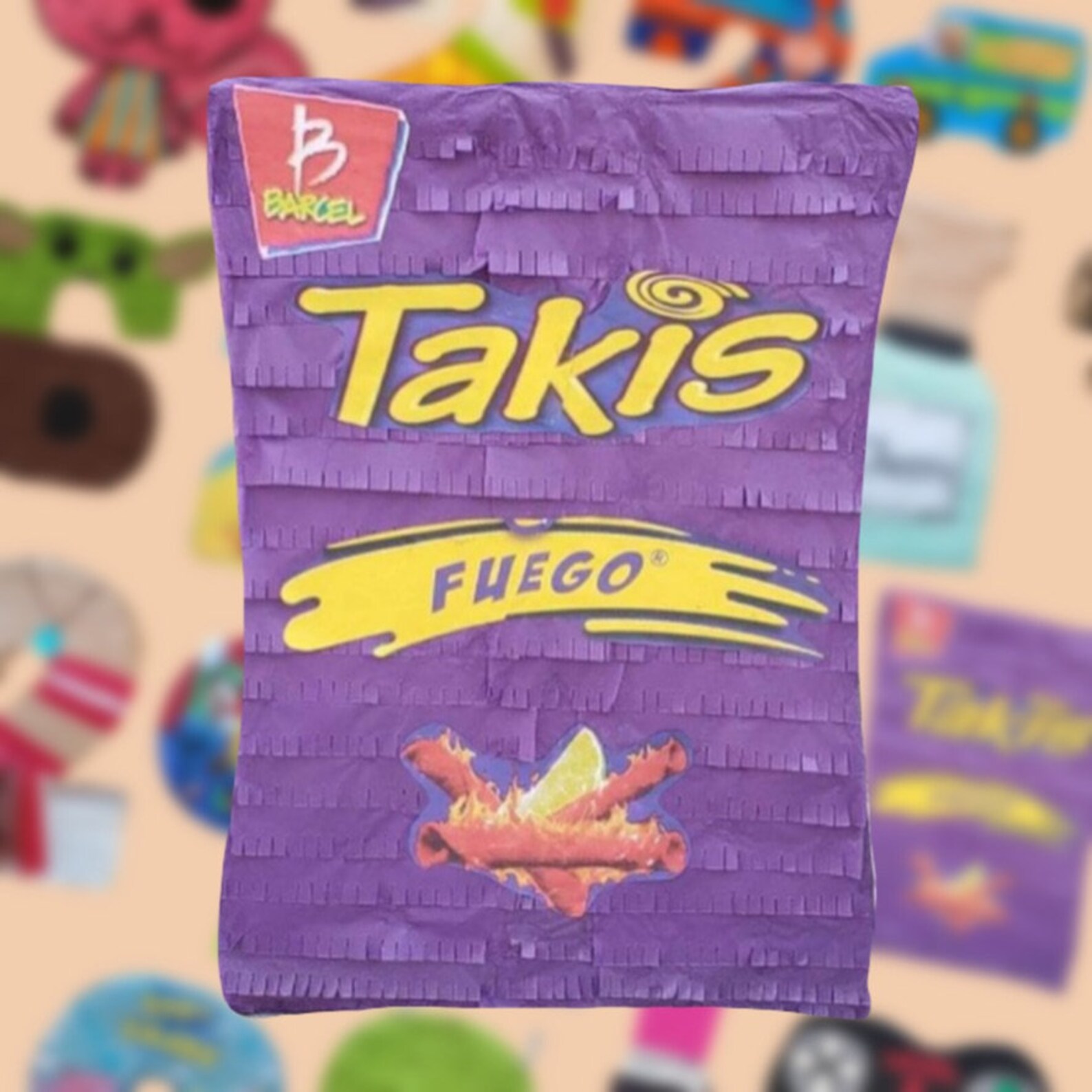 Bag of Chips Takis Inspired Pinata 24 in L X 18 in W X 3.5 in - Etsy