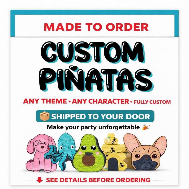 Custom Pinata - Etsy