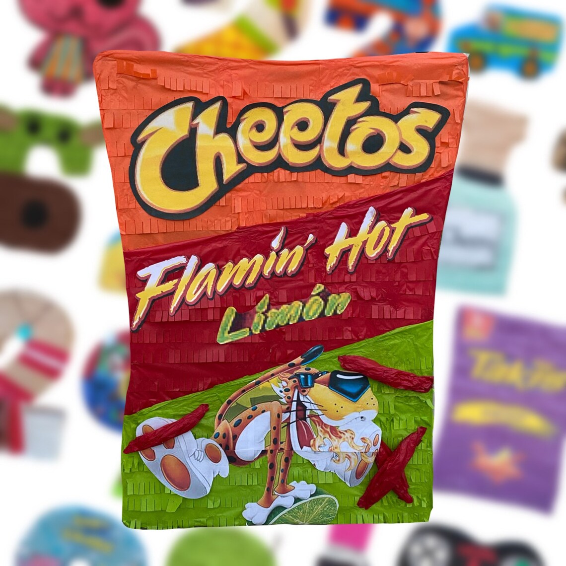 Spicy Bag of Chips Cheetos Custom Pinata 24 in L 16 in W - Etsy