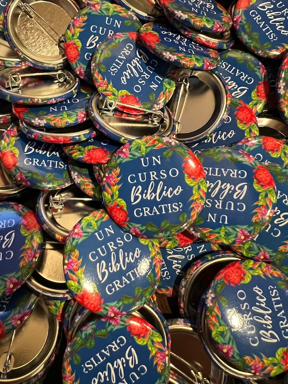 Un Curso Biblico Gratis Buttons Spanish JW Buttons - Etsy