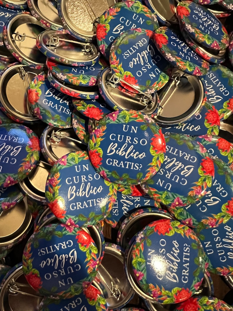 Un Curso Biblico Gratis Buttons | Spanish JW Buttons - Etsy