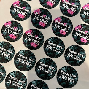 Please Visit JW.ORG Stickers | JW Ministry Stickers | Letter Writing ...
