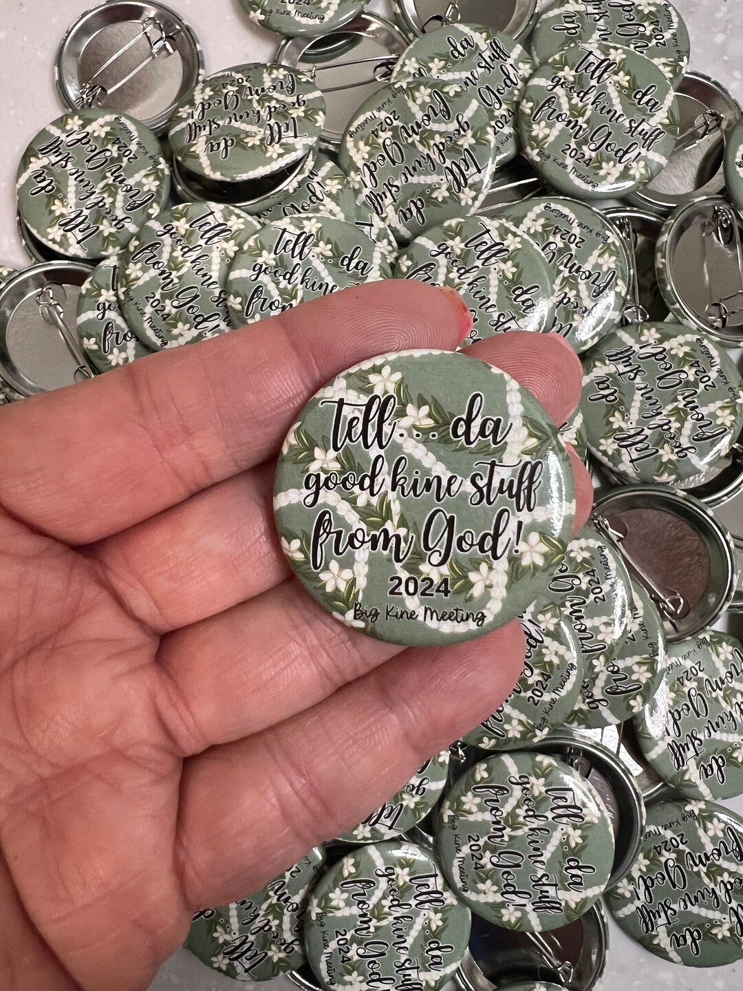 JW Tell... Da Good Kine Stuff From God - 2024 Buttons - Etsy