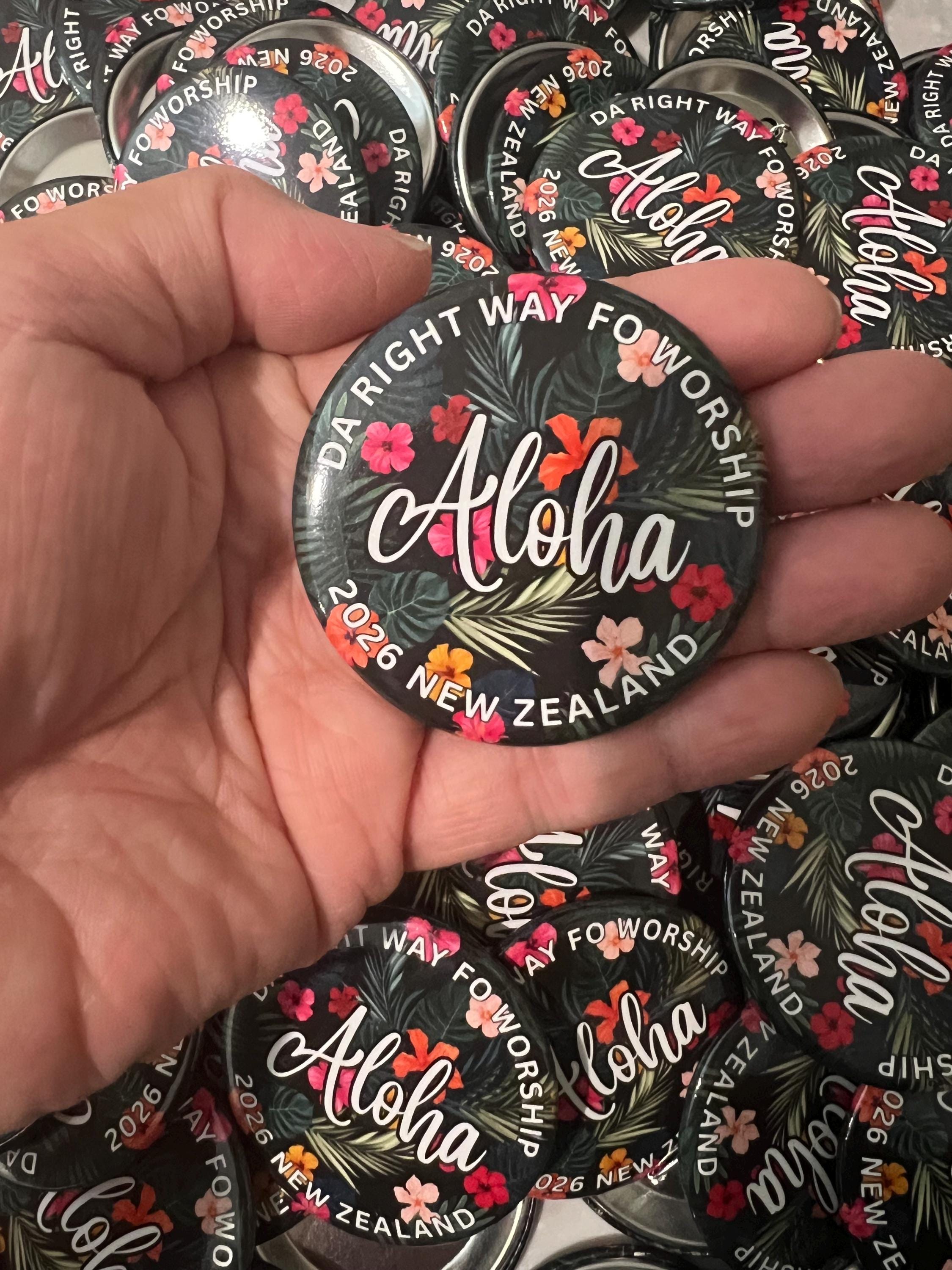 Custom 100 JW Buttons - Aloha From Hawaii | Special International ...