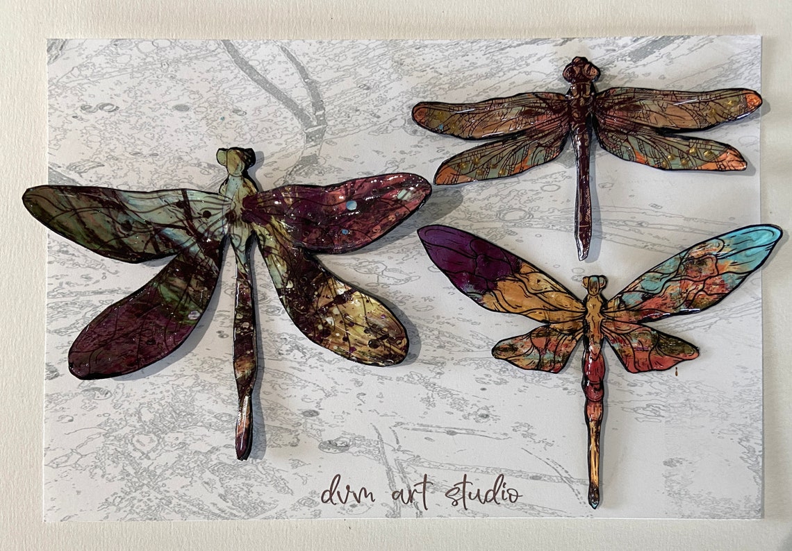 Printable Paper Dragonflies for Paper Crafts, Ephemera, Journal ...