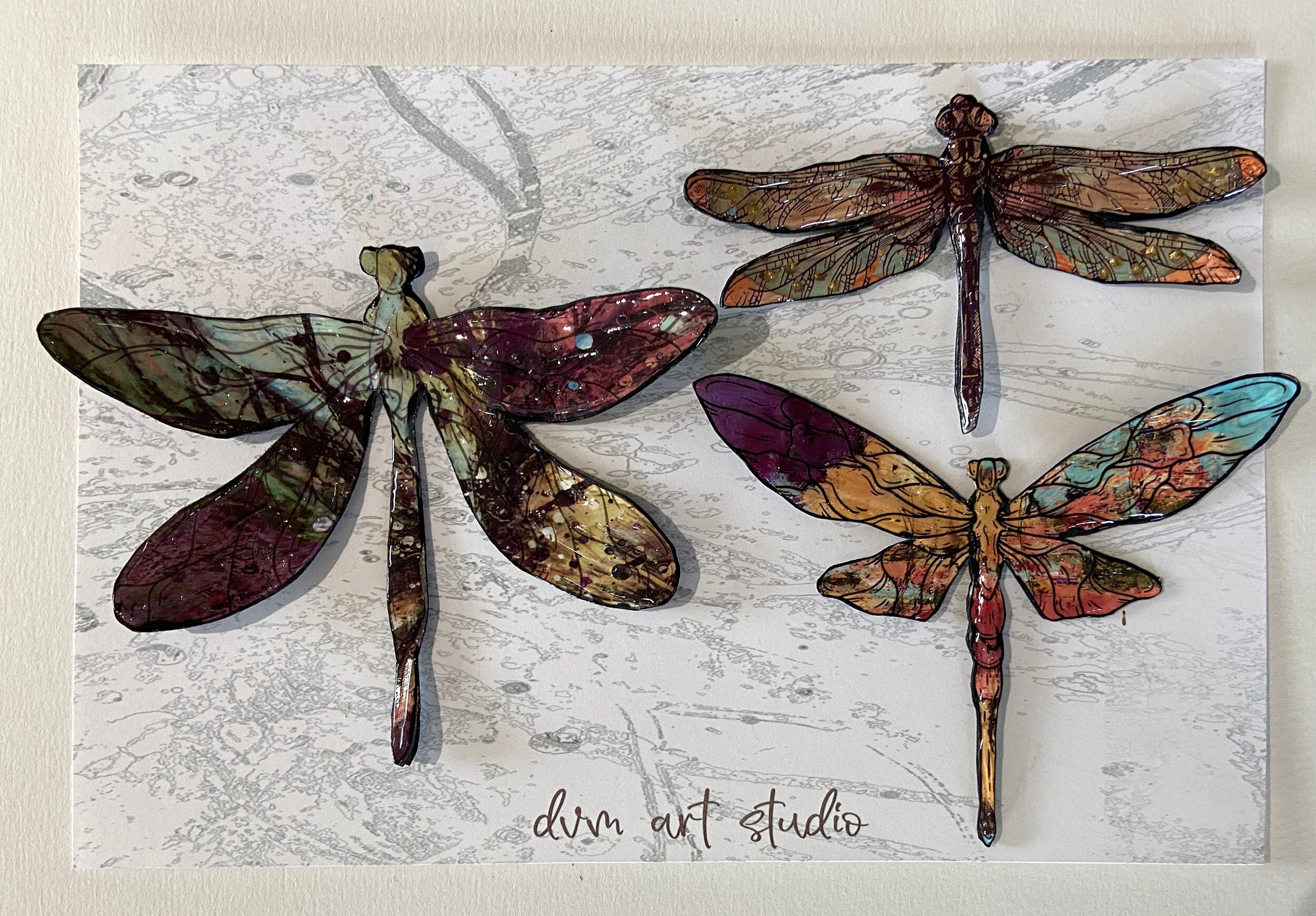 Printable Paper Dragonflies for Paper Crafts, Ephemera, Journal ...