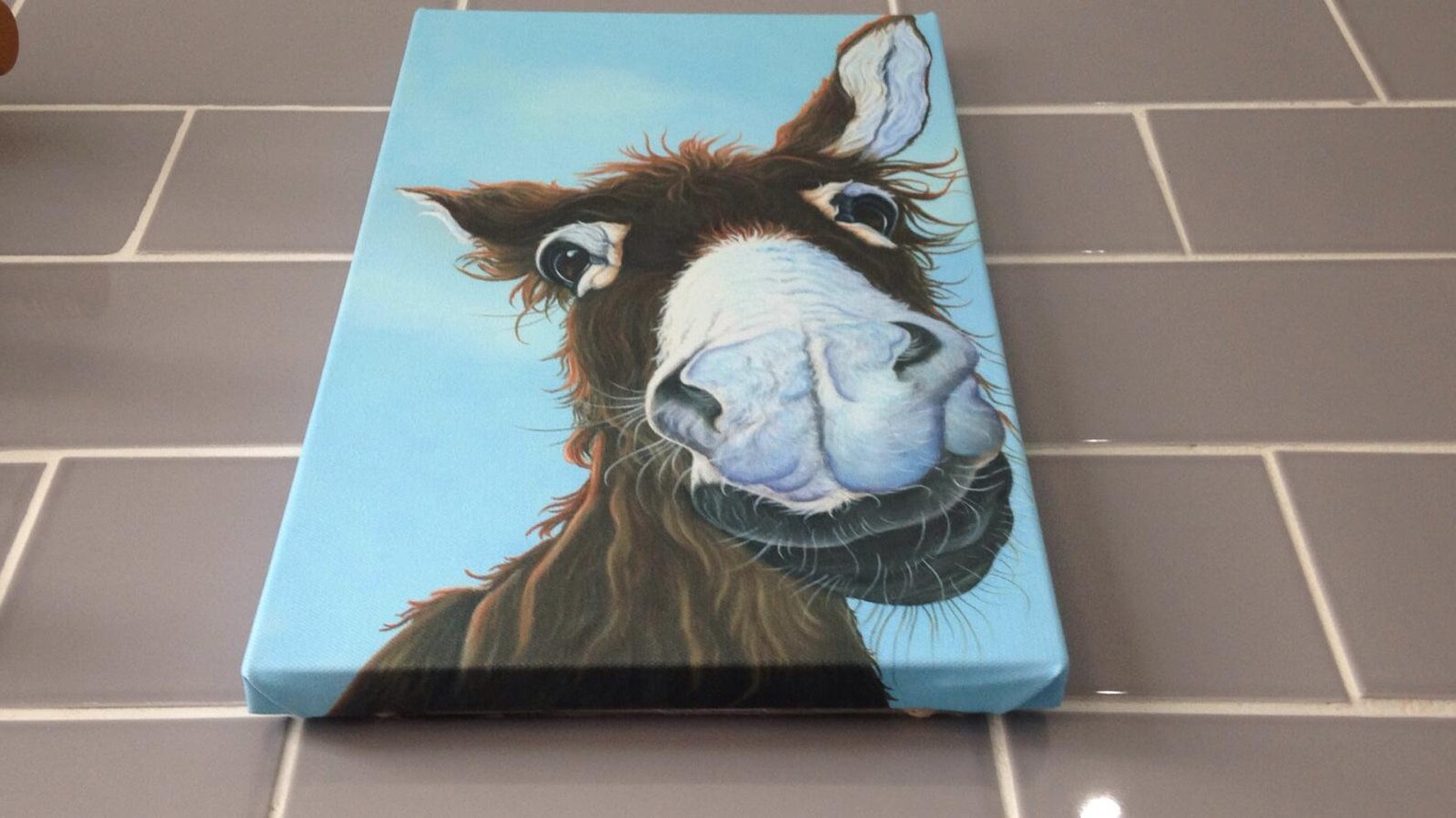 Donkey Canvas Print, Painting, Gift, Art, Picture - Etsy UK