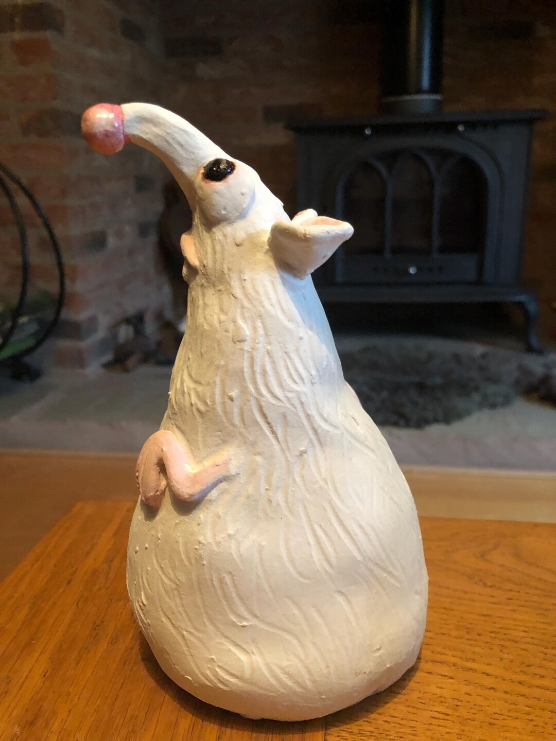 Ceramic Rat Sculpture, Handmade, Artisan, Pottery, Art, Rat Lover Gift ...